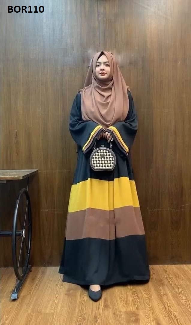 Stylish Rainbow 2 borkha including Hijab